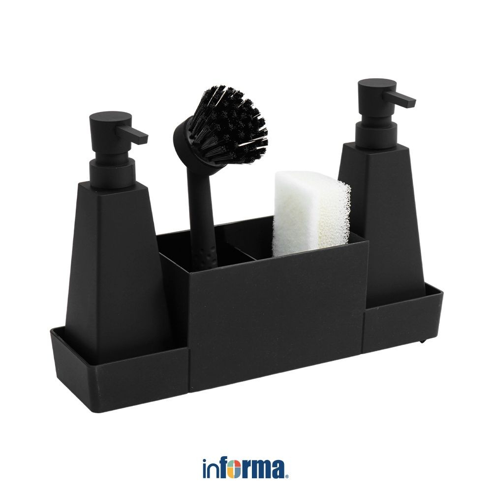Jual Informa Set 4 Pcs Bonita Dispenser Sabun Cuci Piring - Hitam ...