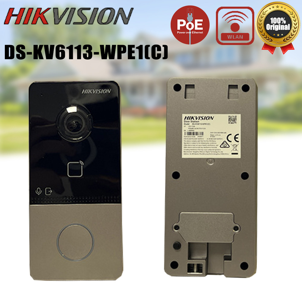 Jual Hikvision DS-KV6113-WPE1(C) Video Doorphone for Villa Outdoor Wireless IP Video Intercom ...