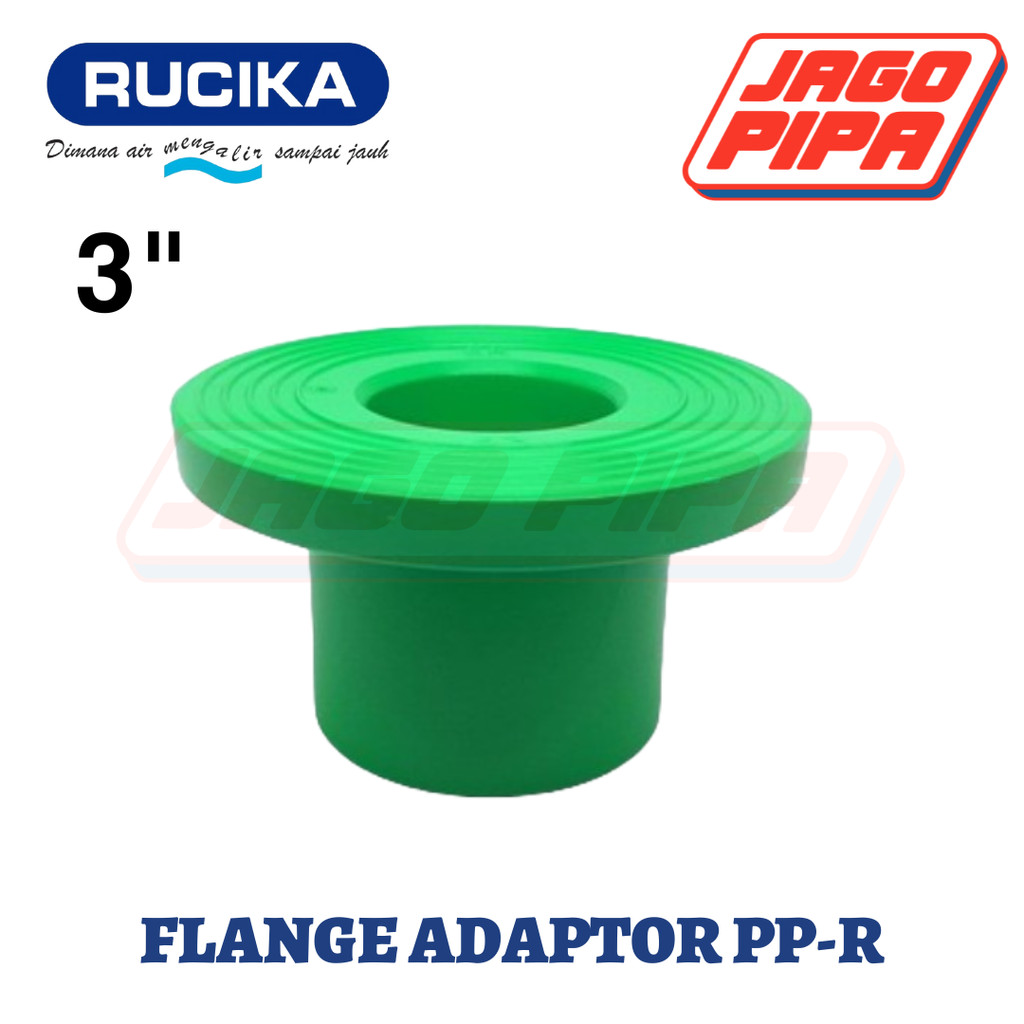 Jual PPR Flange Adaptor 90 mm 3" Rucika Kelen Green Flange Adaptor 3 ...
