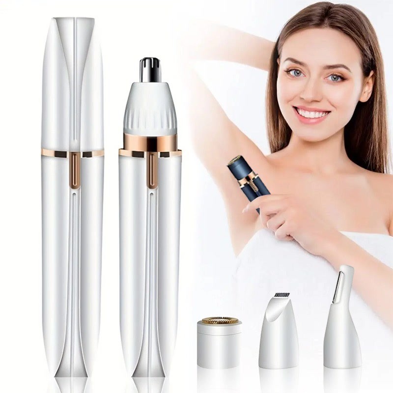 Jual 4 in 1 Full Body Facial Remover - Painless Portable Epilator for ...