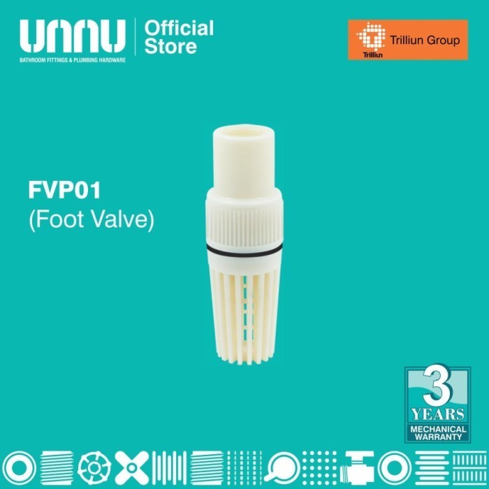 Jual Foot Klep PVC 1 INCH UNNU Tusen Foot Valve | Shopee Indonesia