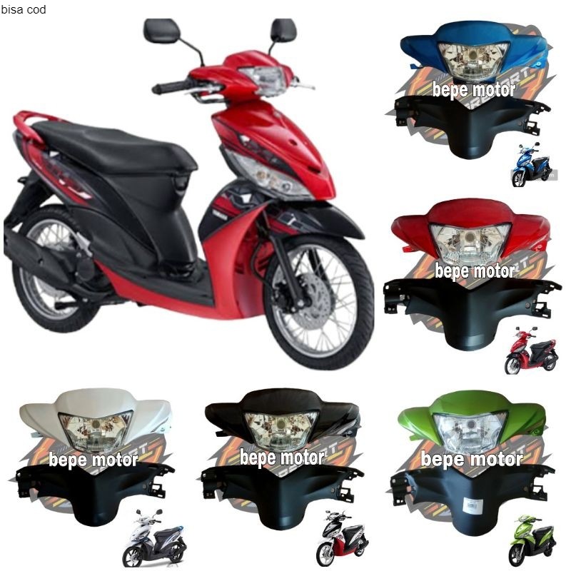 Jual BATOK KEPALA 1SET MOTOR YAMAHA MIO J WARNA HITAM PUTIH BIRU MERAH ...