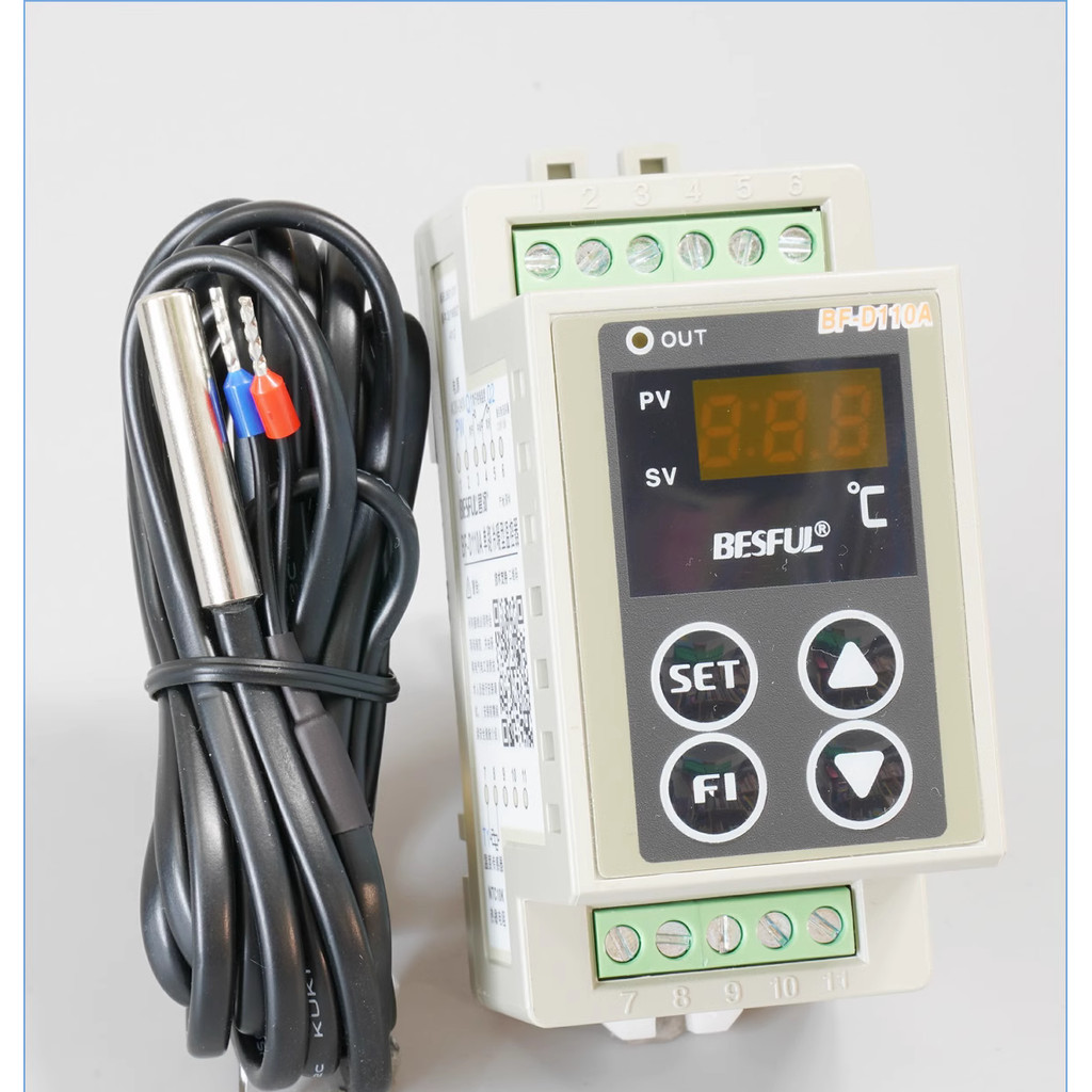 Jual BF-D110A return water heating guide rail installation temperature controller temperature ...