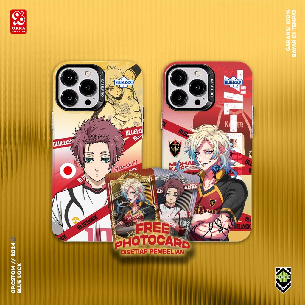 Jual Premium Laser Matte Hard Casing HP CASE ANIME BLUELOCK S2 ALL TYPE ...