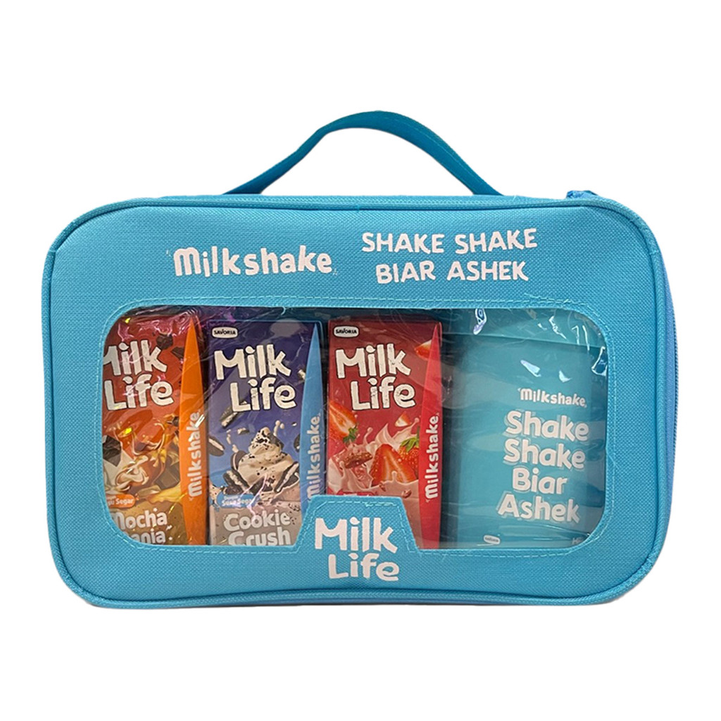 Jual MilkLife UHT Milkshake Mix Variants 6 Pcs x 200ml + Gratis Tas ...