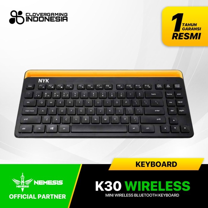 Jual NYK Supreme K30 K-30 Wireless Office Keyboard with Stand Handphone ...