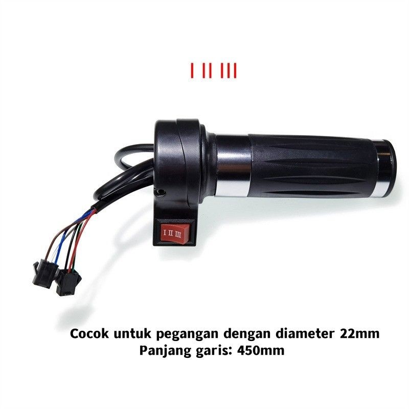 Jual Handle Gas Sepeda Listrik 3 Speed / Sensor Handle Gas Sepeda ...