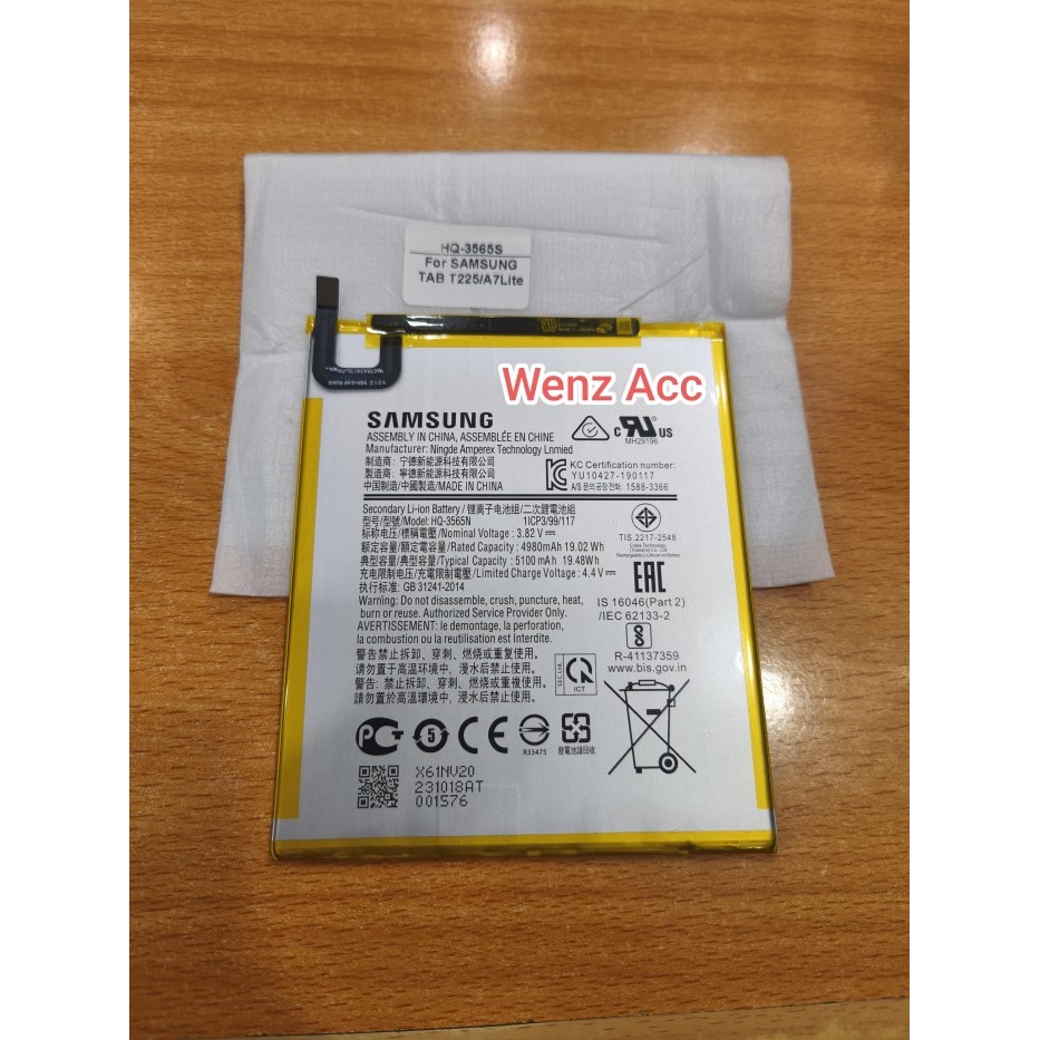 Jual Baterai Batre Battery Samsung Tab A7 Lite T220 T225 HQ-3565 ...