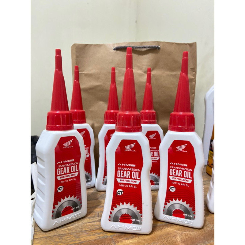 Jual Paket 6 Botol Oli Gear AHM 120ml Matic Honda Original | Shopee ...