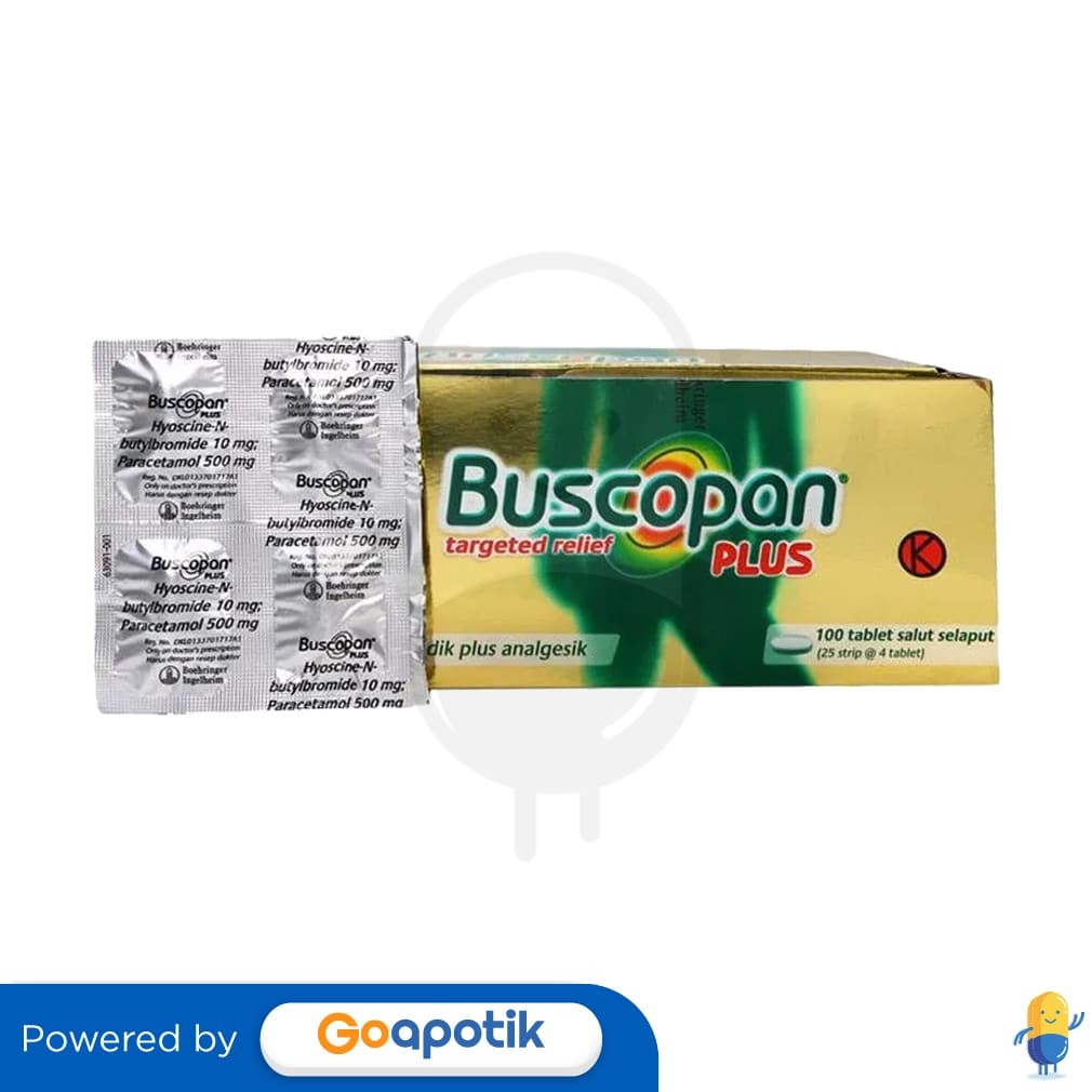 Jual Buscopan Plus Box 100 Tablet | Shopee Indonesia