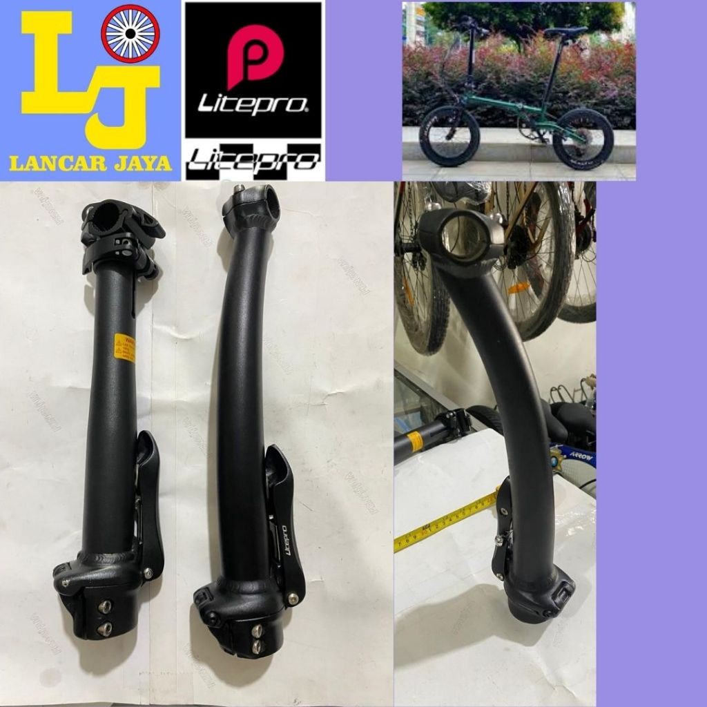 Jual LITEPRO Handlepost Telescopy Bengkok Teleskopik Sepeda Lipat ...