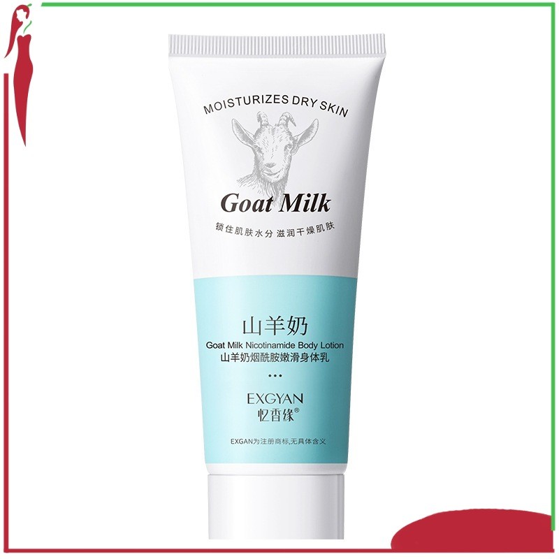 Jual EXGYAN Goat Milk Body Lotion 100ml Moisturizing Whitening Susu ...