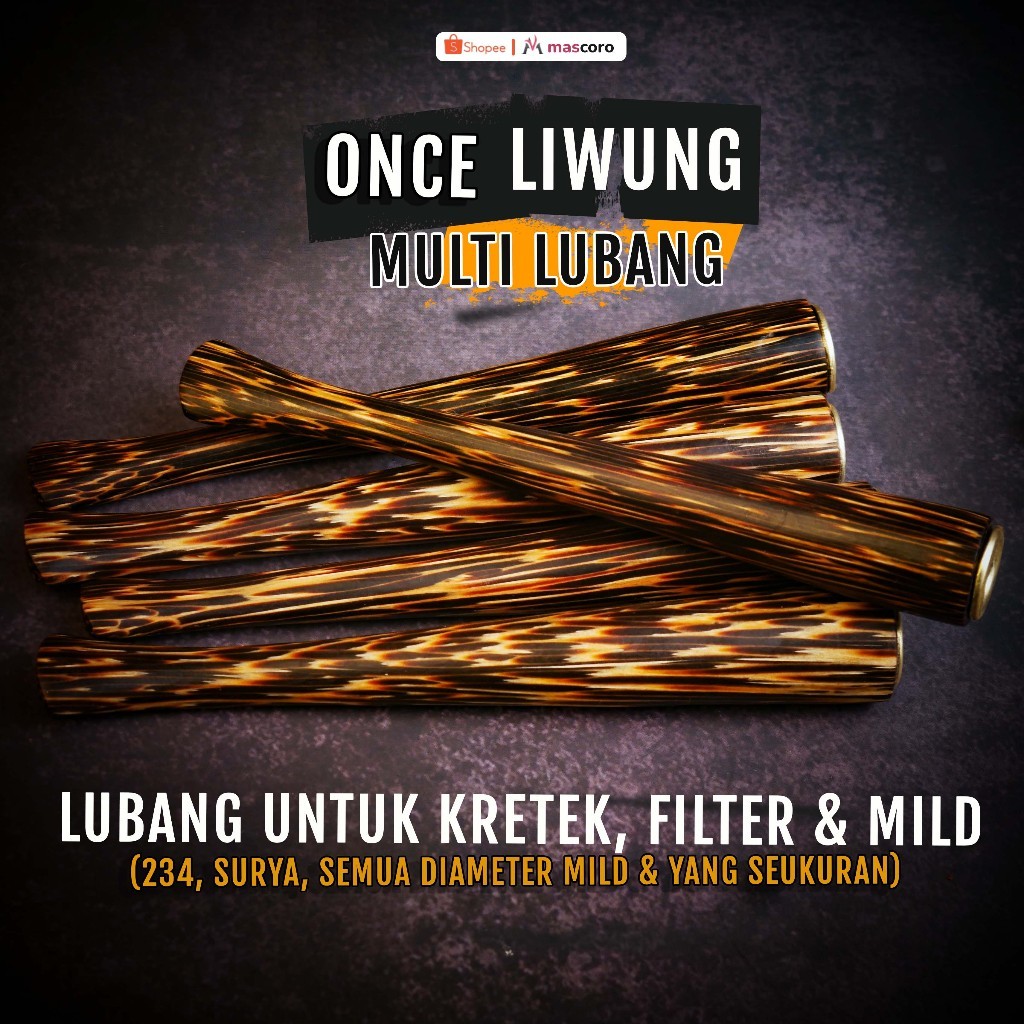 Jual Once pipa rokok cangklong kayu liwung bentuk duyung jadul lurus ...