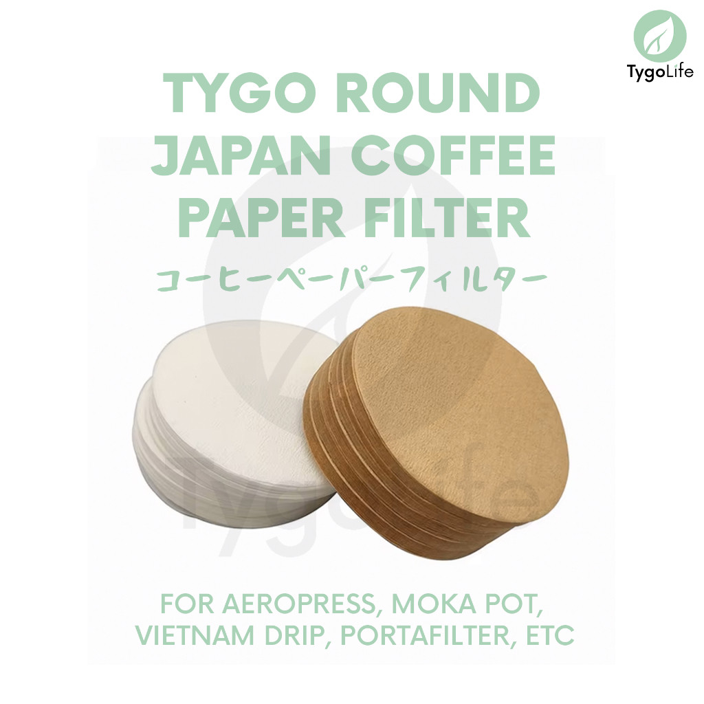 Jual ROUND COFFEE PAPER FILTER JAPAN BLEACHED UNBLEACHED KERTAS SARING ...