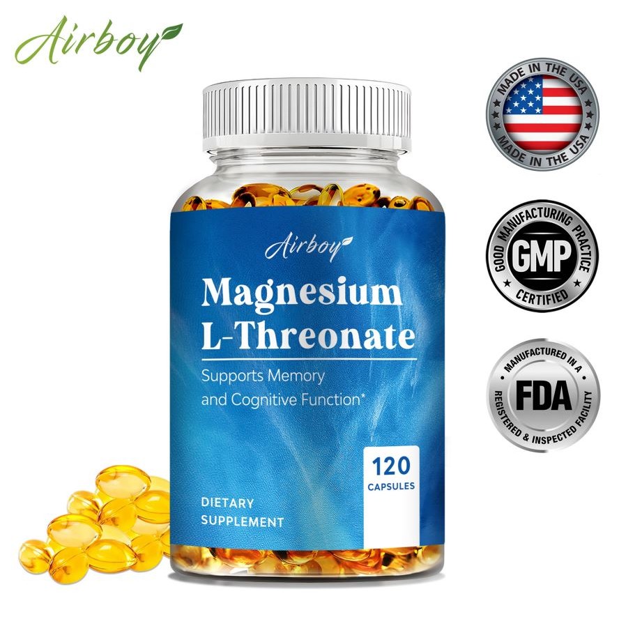 Jual Airboy - Magnesium L-Threonate - Mendukung Kesehatan Otak - 144 mg ...