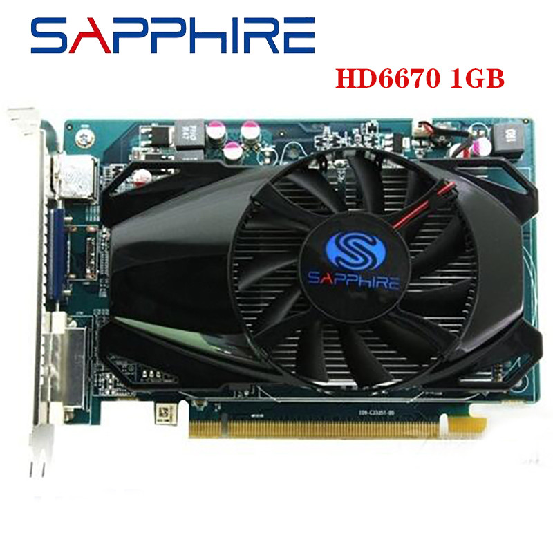 Jual SAPPHIRE HD6670 1GB For AMD Video Card GPU Radeon HD 6670 GDDR3 ...