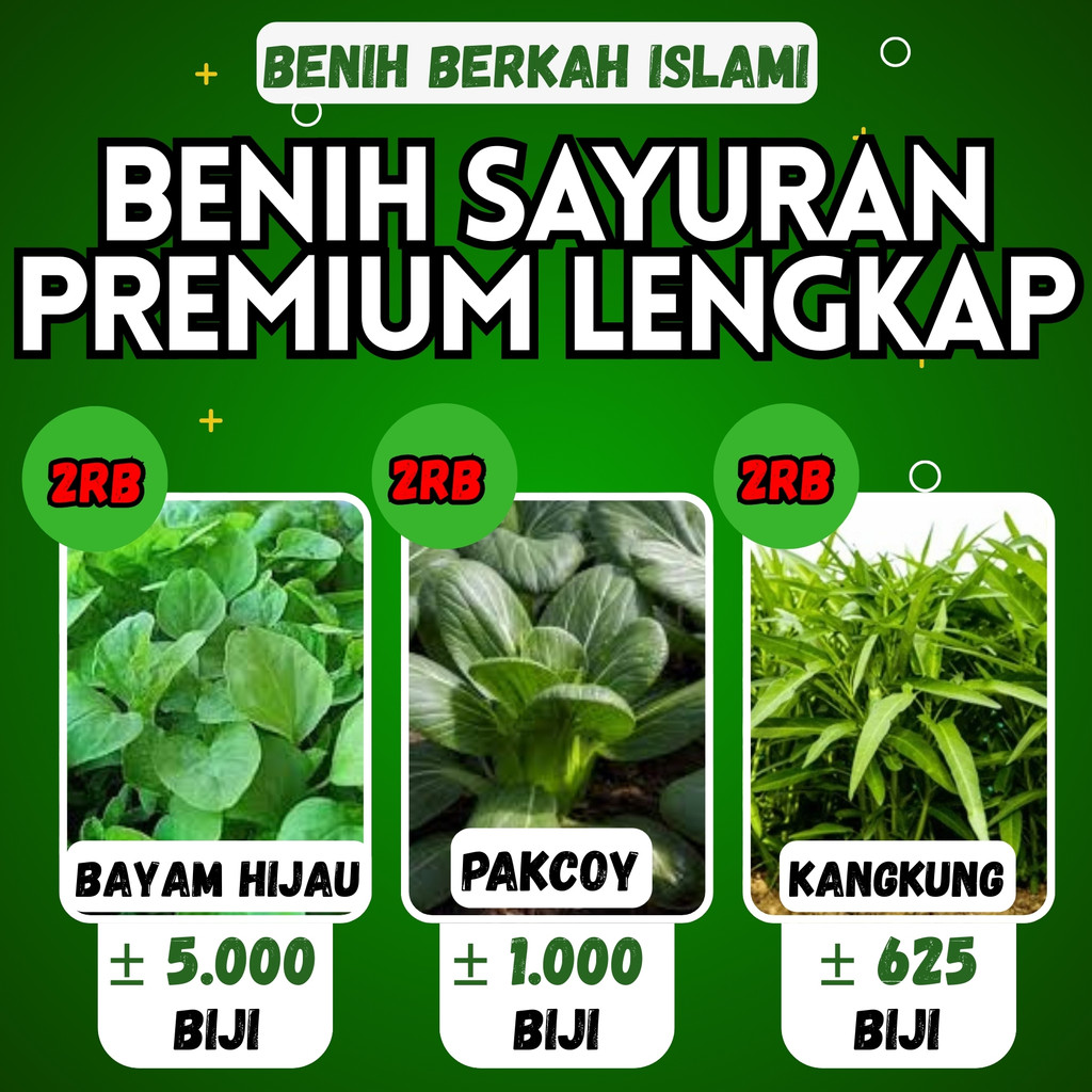 Jual Paket Benih Sayuran Aneka Macam Biji Benih Sayur Sayuran Dan Buah untuk Kebun Anda Bibit ...