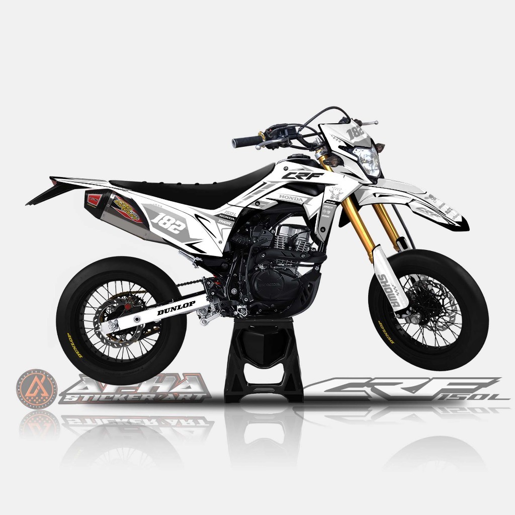 Jual DECAL CRF 150 L SUPERMOTO FULL BODY / STICKER DECAL CRF 150 L BISA ...