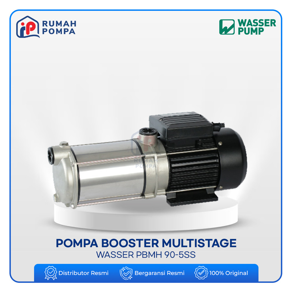 Jual Pompa Booster Stainless Wasser PBMH90-5SS | Shopee Indonesia