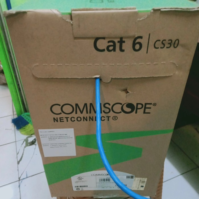 Jual KABEL DATA CAT6 COMMSCOPE/KABEL LAN UTP CAT6 COMMSCOPE 305M ...