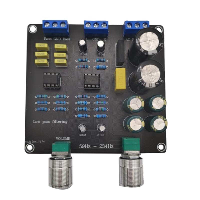 Jual 59Hz-234Hz Low-Pass Filter Super Bass Crossover Board AC9V-12V ...