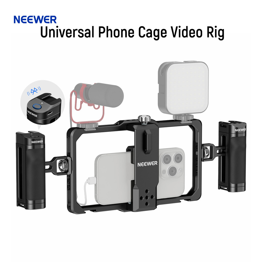 Jual NEEWER Universal Phone Cage Rig with Bluetooth Side Handle ...