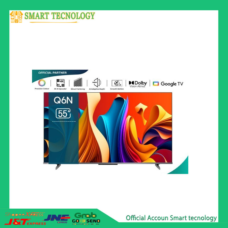 Jual TV HISENSE 65 IN 65" QLED UHD/4K Q6N 65Q6N Google TV garansi resmi ...