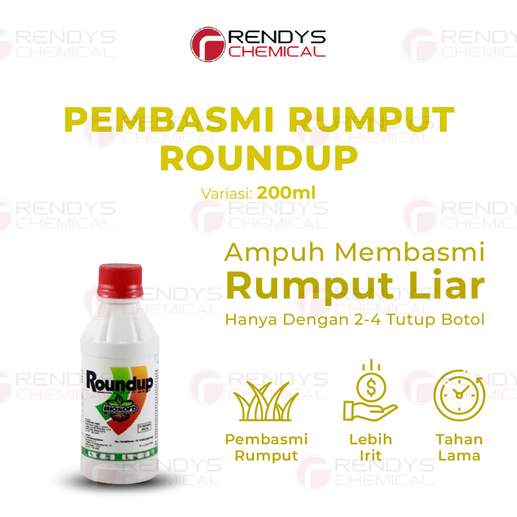 Jual RoundUp 200mL - Obat Pembasmi Rumput Round Up | Shopee Indonesia
