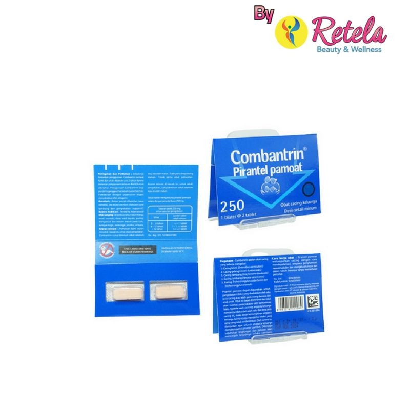 Jual COMBANTRIN 250MG STRIP @2 TABLET | Shopee Indonesia