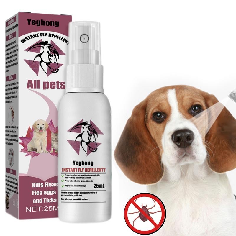 Jual Pet Skin Spray Fleas Tick And Mosquitoes Spray For Dogs Cats And ...