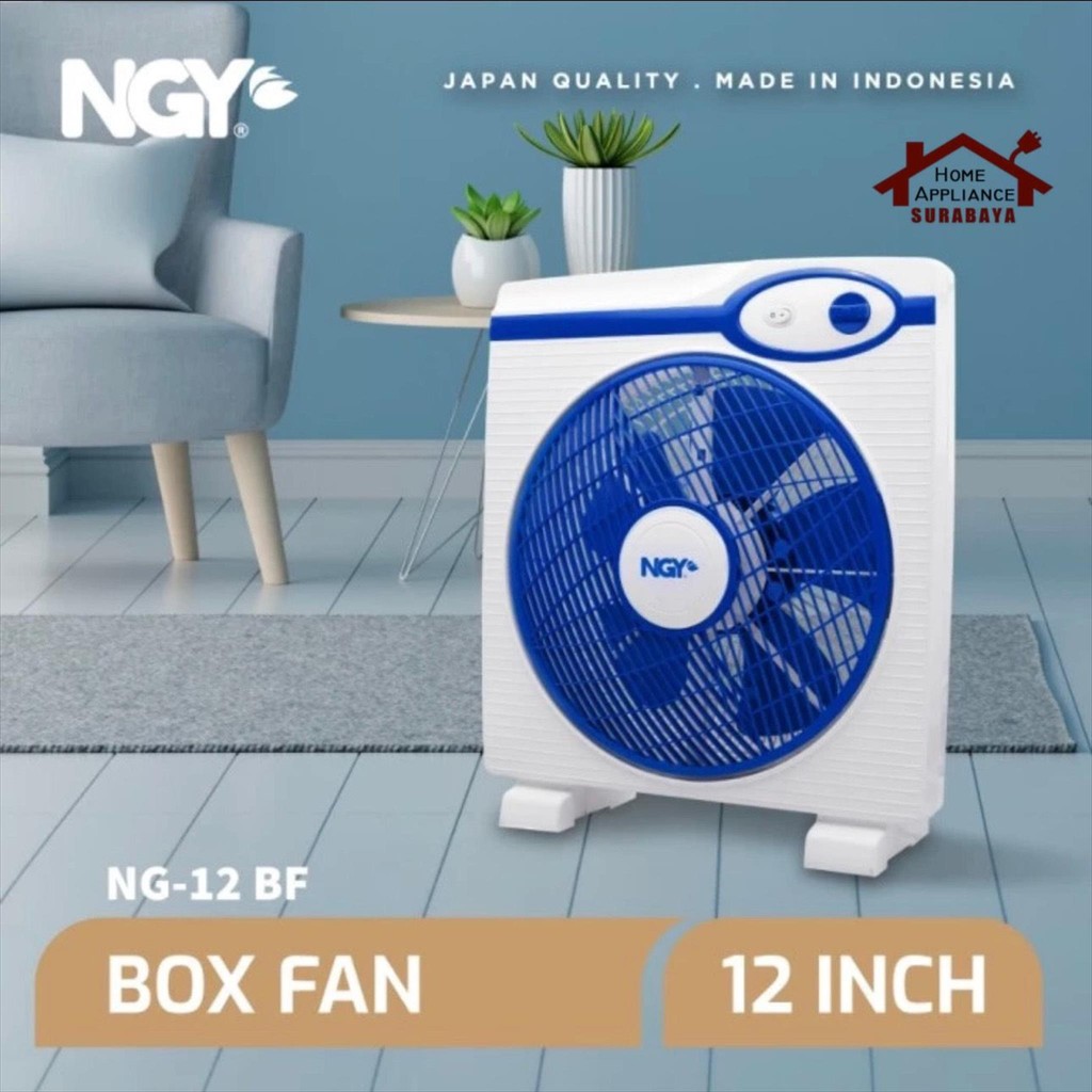 Jual NAGOYA Box Fan - Kipas Angin Kotak 12 Inch NG-12BF / NG 12 BF ...