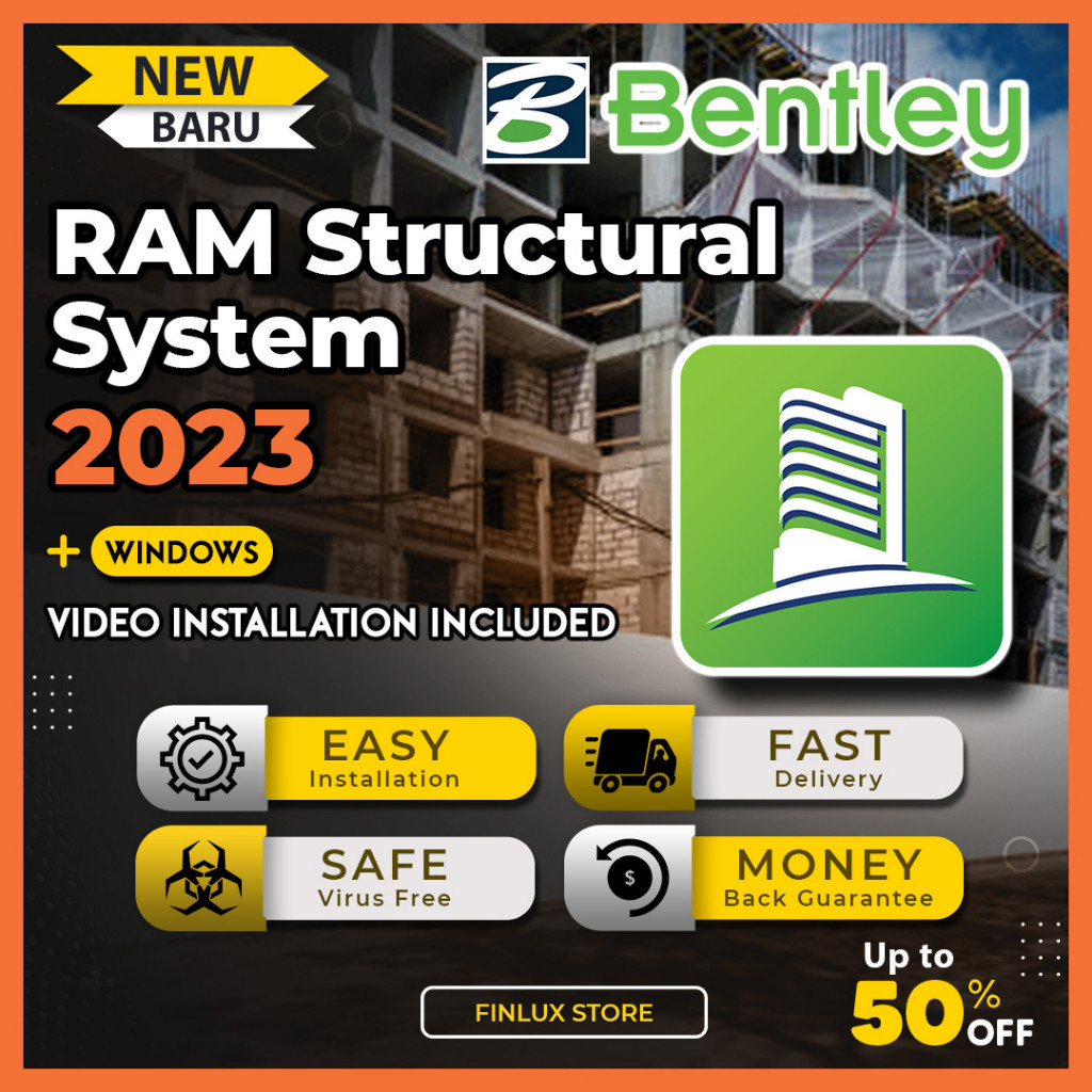 Jual Bentley RAM Structural System v23.00.00.92 – Ultimate Structural Design & Analysis Software ...