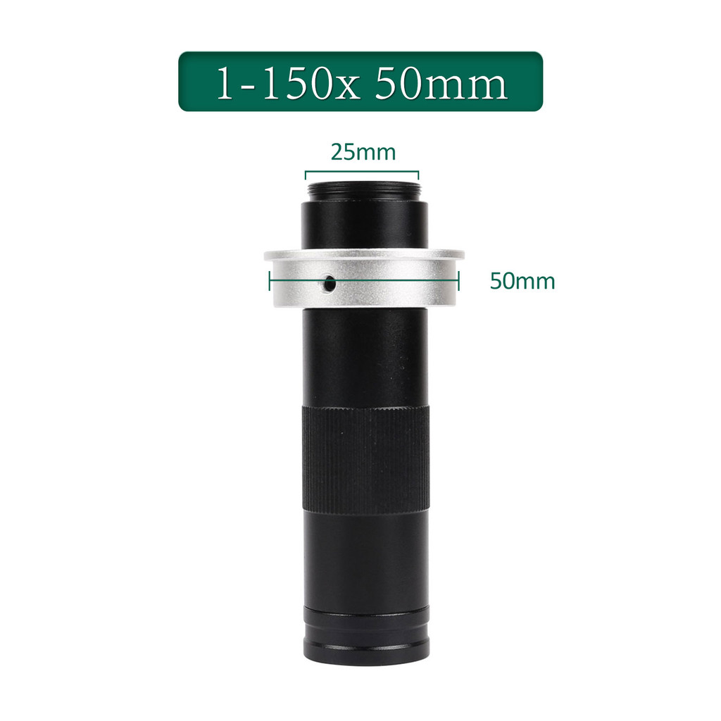 Jual Magnification Adjustable 180X 150X 130X Zoom C Mount Lens 0.7X~4 ...
