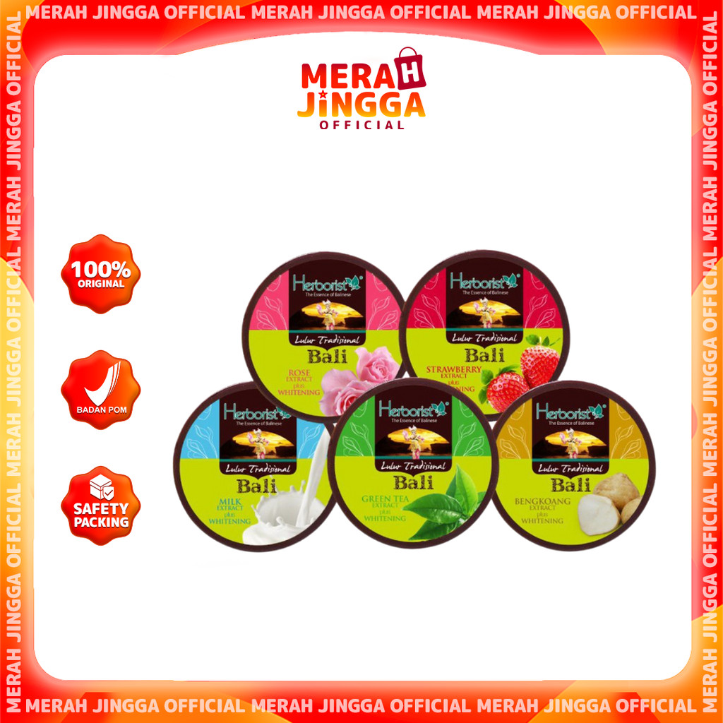 Jual Herborist Lulur Bali Tradisional 100gr | 200gr | Merah Jingga ...