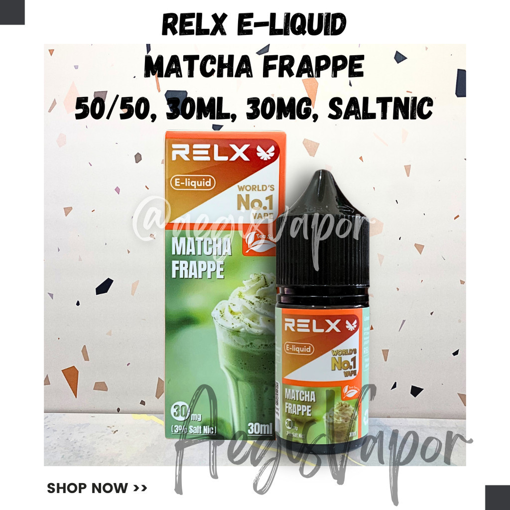 Jual RELX MATCHA FRAPPE 30ML SN | Shopee Indonesia