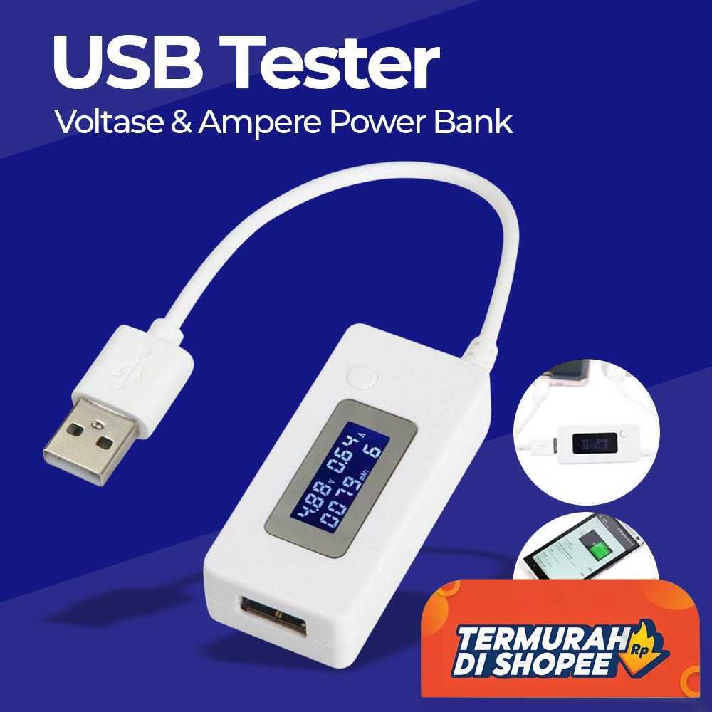 Jual USB Tester Voltase dan Ampere Alat Cek Arus dan Voltase Power ...