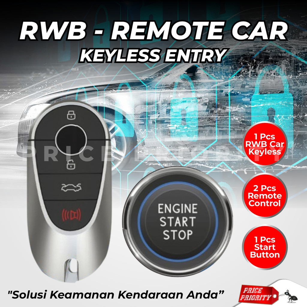 Jual RWB Engine Start Stop Remote Keyless Mobil - Panther , Fortuner ...