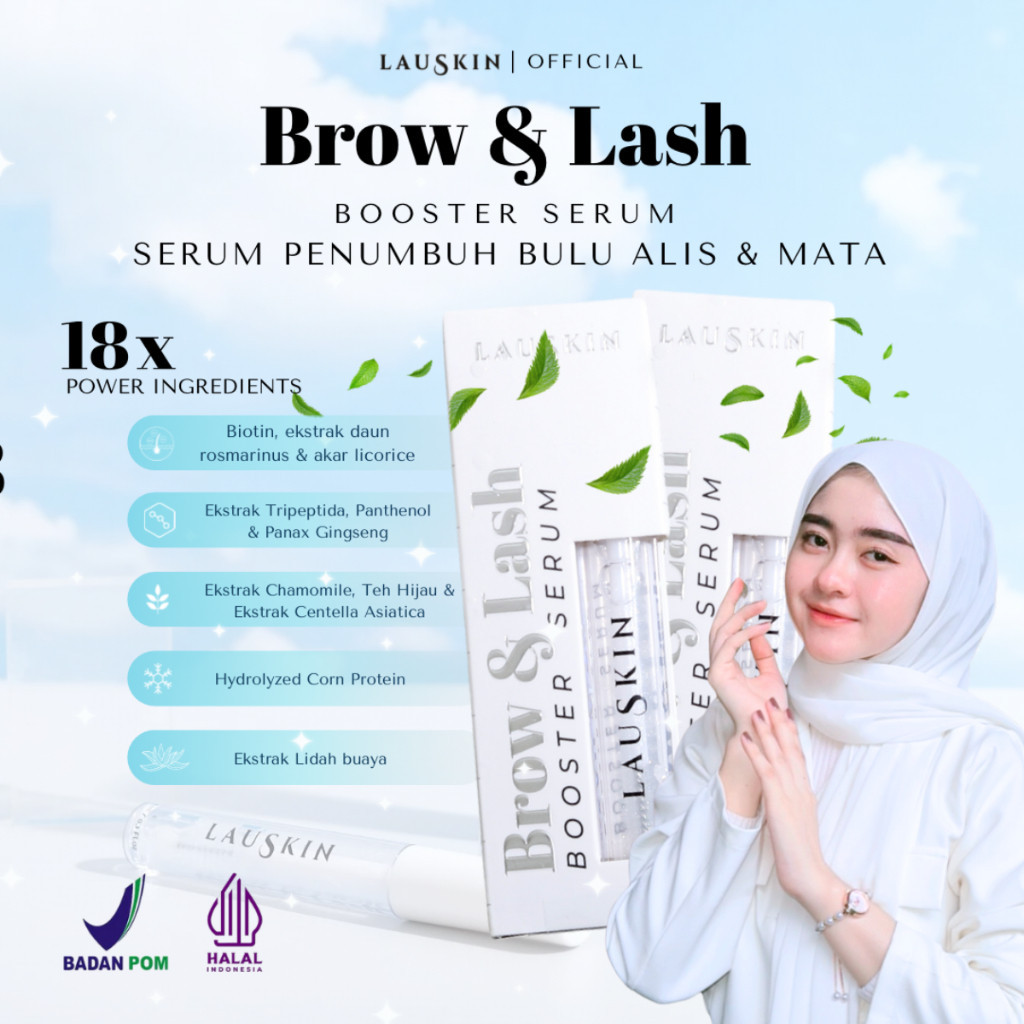 Jual Lauskin Serum Bulu Mata Dan Alis Lauskin Eyelash And Brow Booster ...