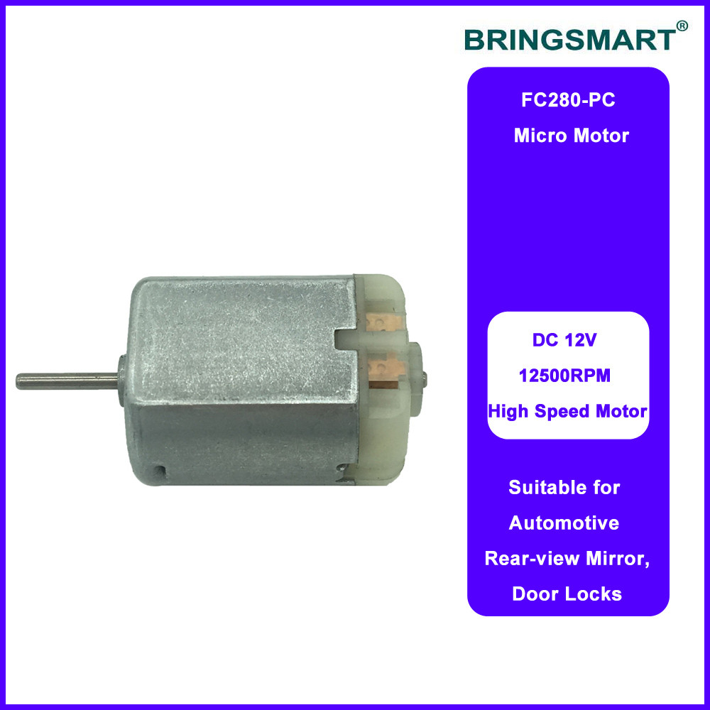 Jual Bringsmart FC280-PC 12V Mini DC Electric Motor with High Speed 12500rpm for Electronic Car ...