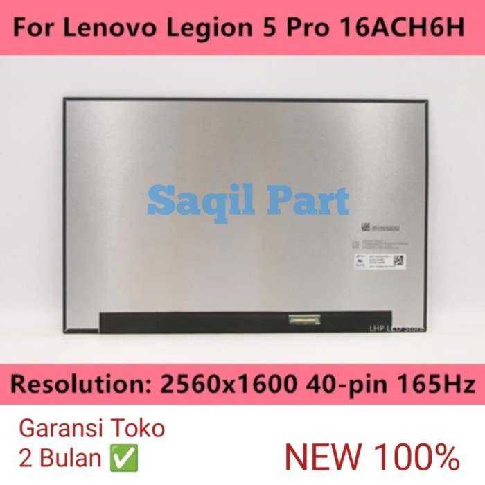 Jual Led Lcd Len Legion 5 Pro 16ACH6H ne160qdm-ny1 | Shopee Indonesia