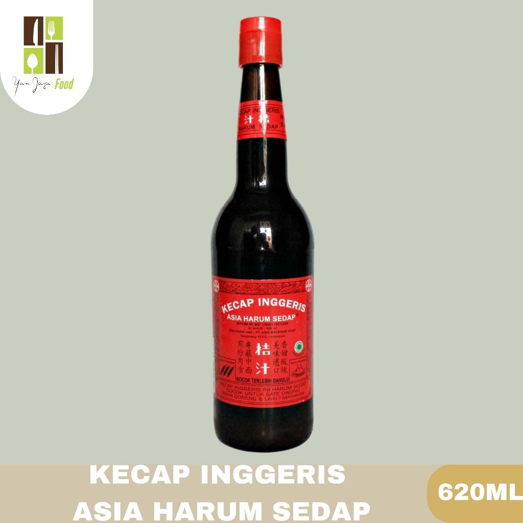 Jual Kecap Inggeris / Inggris / Asia Harum Sedap Kemasan Botol Kaca ...