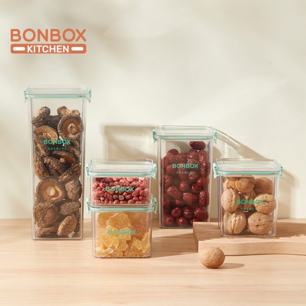 Jual 12.12 BONBOX Kitchen Preservation 5 in 1 transparent Toples Kotak ...