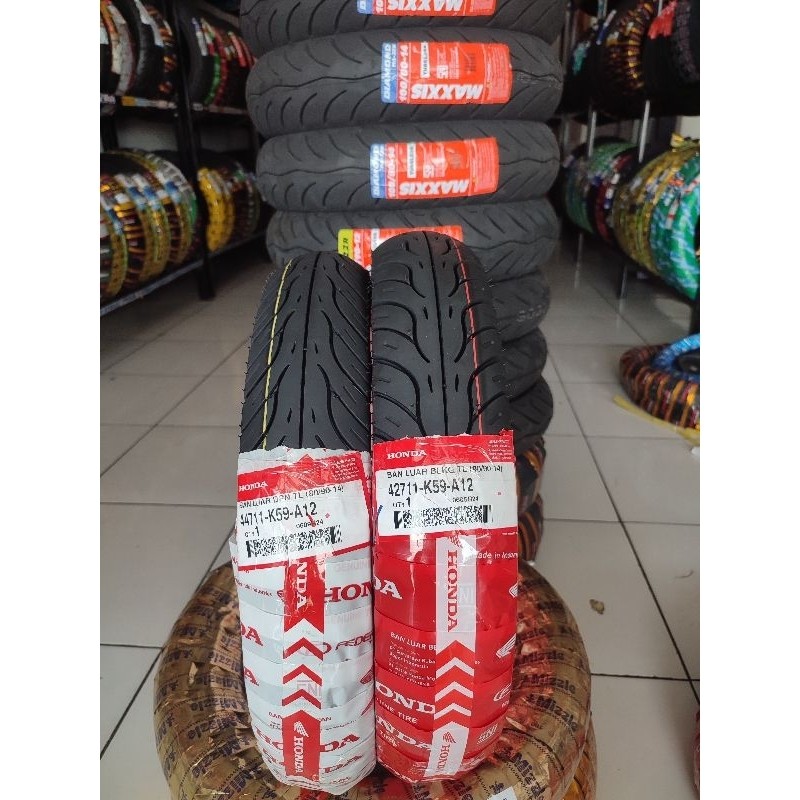 Jual Pembangkang - BAN MATIC Tubeless AHM FEDERAL 80/90 90/90 RING 14 ...