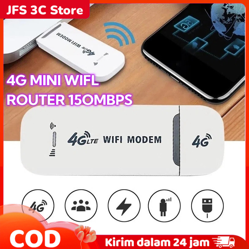 Jual 【Ready Stock】Modem WIFI 4G Support All Operator SIM card 150 Mbps ...