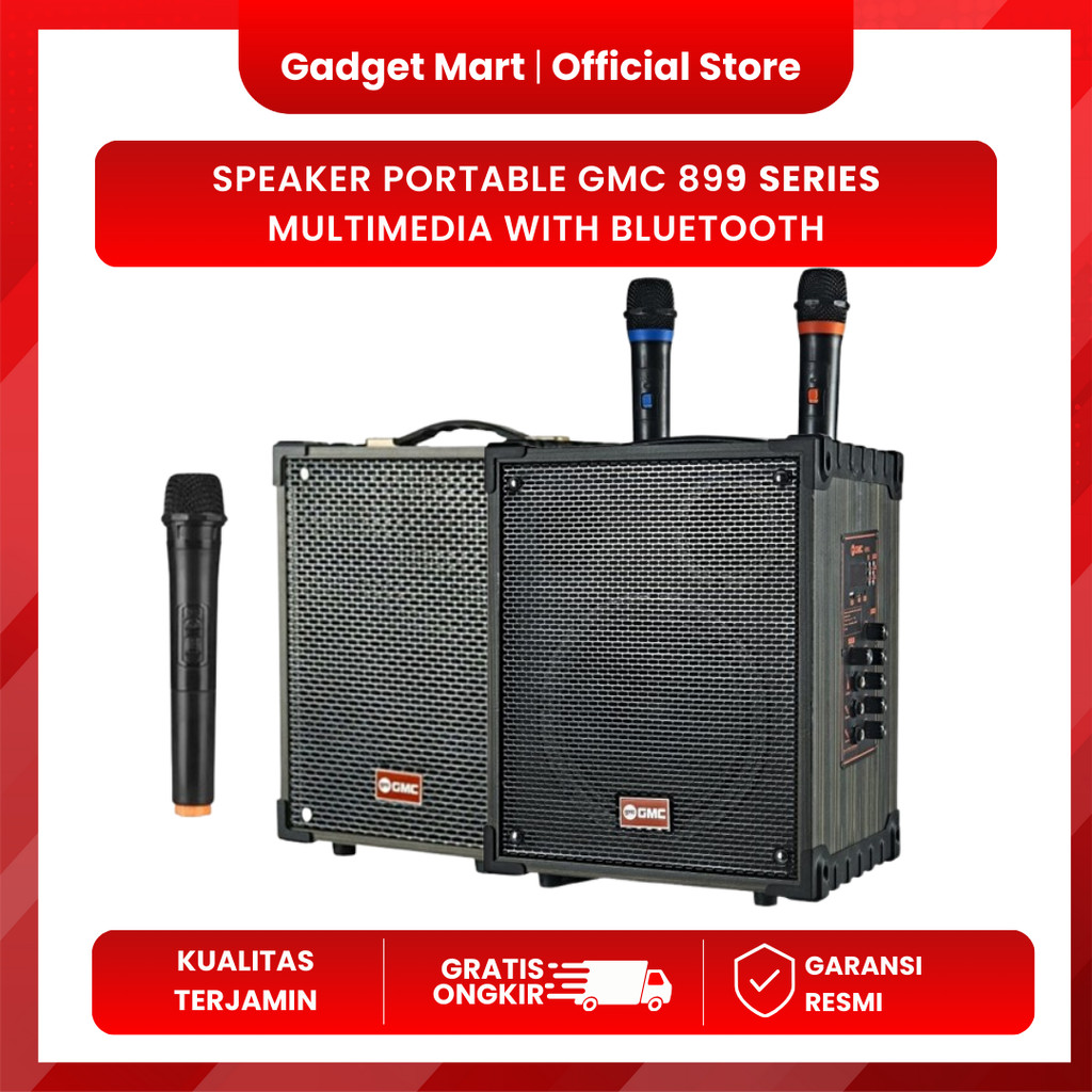 Jual Speaker Portable GMC 899 series Multimedia With Bluetooth | Shopee ...