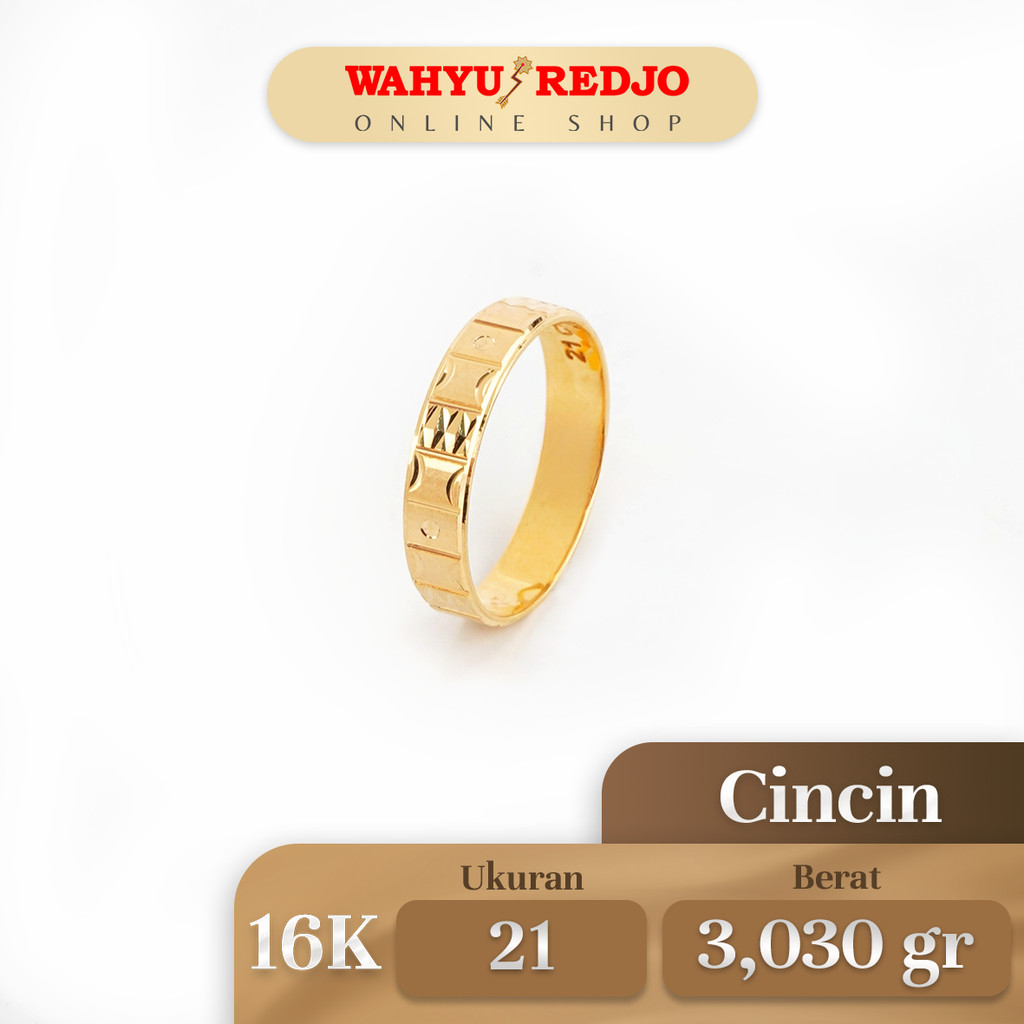 Jual Cincin Emas Kadar 16K Wahyu Redjo CC-16K 27126212 | Shopee Indonesia
