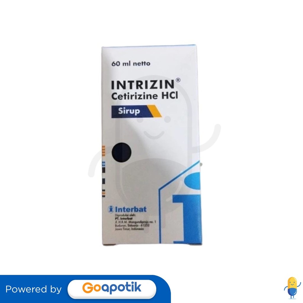 Jual Intrizin 60 Ml Sirup | Shopee Indonesia