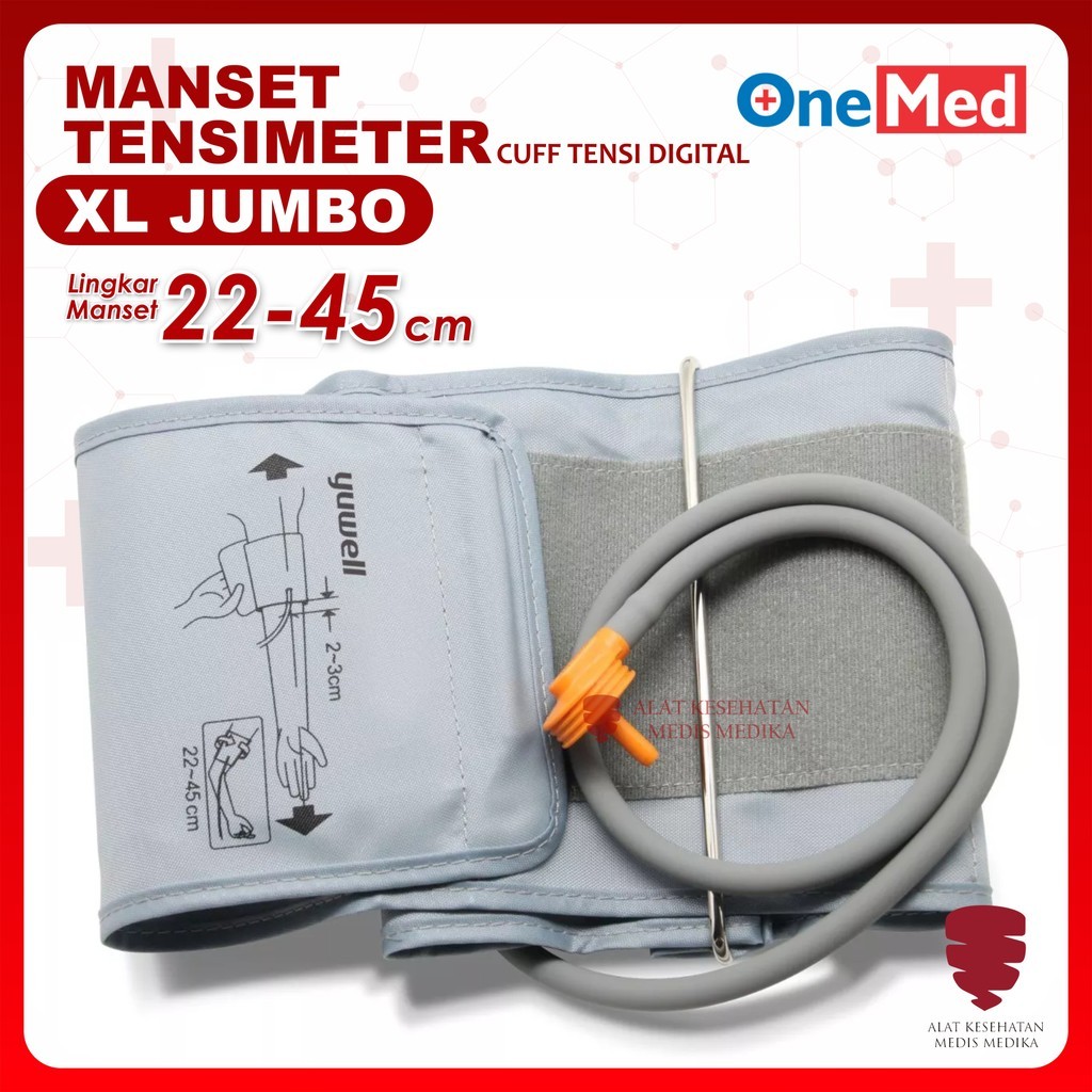 Jual Manset Tensimeter XL Digital Onemed Tensi Meter Jumbo TensiOne 1A ...