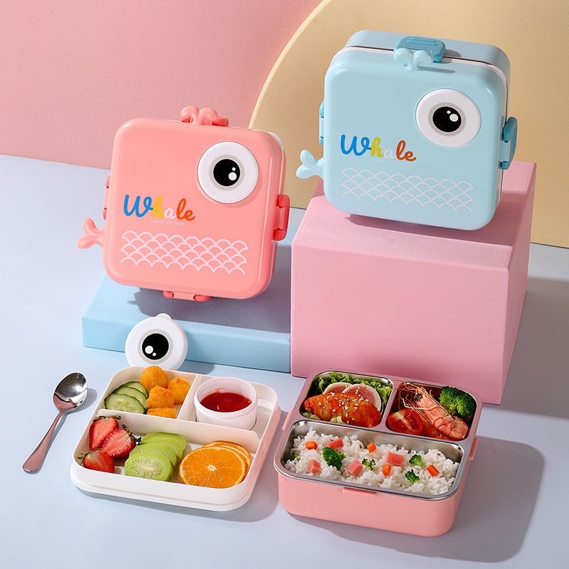 Jual Kotak Makan Anak Stainless SUS304 Lunch Box Set + Tempat Soup ...