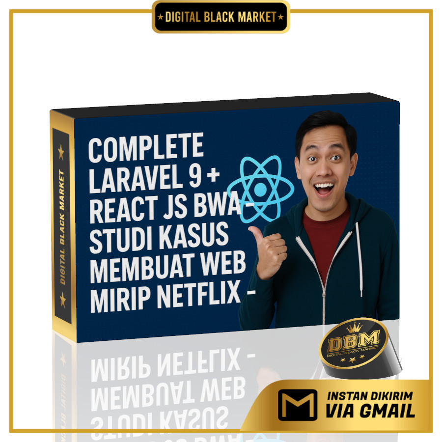 Jual ID73002 - Complete Laravel 9 + React Js Bwa - Studi Kasus Membuat Web Mirip Netflix ...